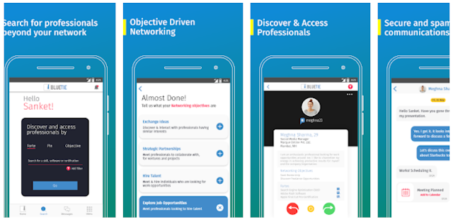 BlueTie - Professional & Business Networking Mobile App - Youth Apps