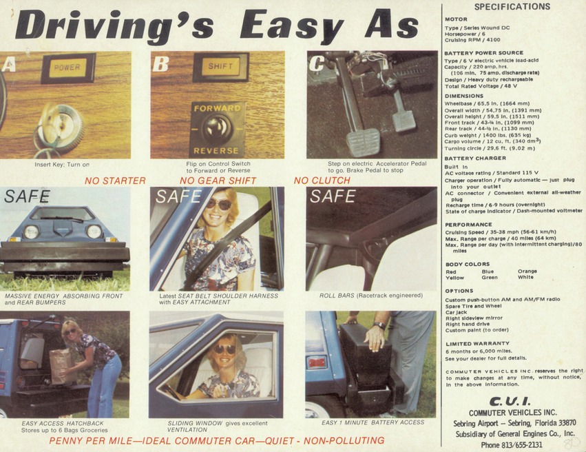 Mesquite Hugger: So close! A Comuta-Car (Citicar) in Arlington, TX!!!