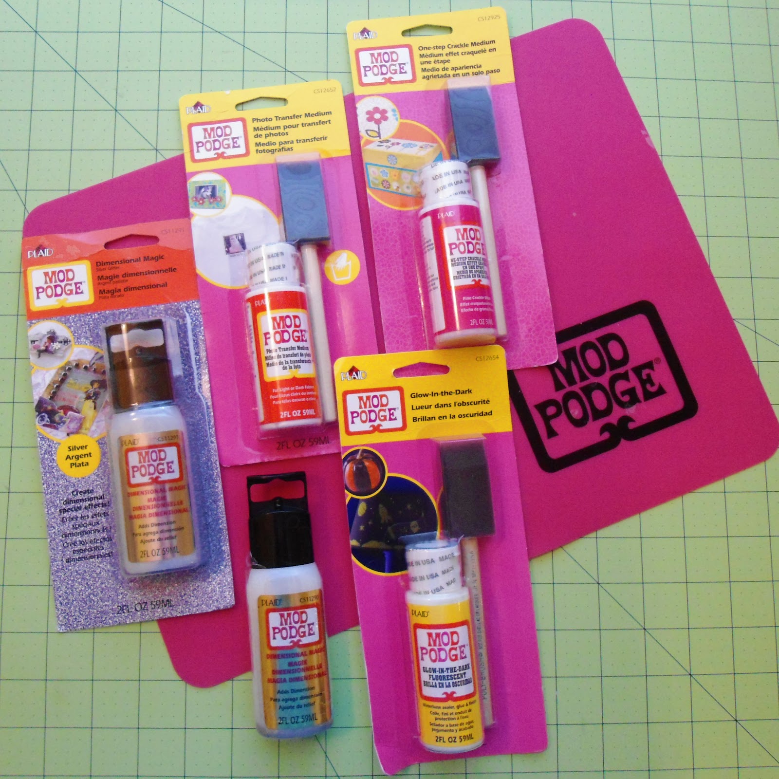 Easy Custom Keychain Using NEW Podgeable Acrylic Shapes from Mod Podge