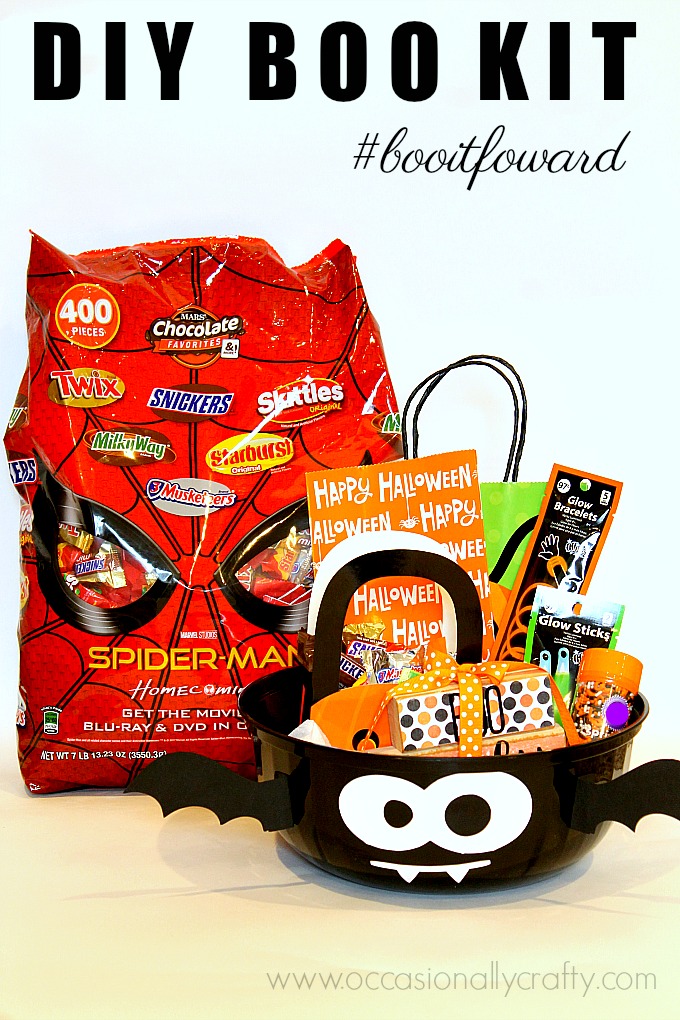 DIY Vampire Bat BOO Kit (BOO It Forward) | Occasionally Crafty: DIY ...