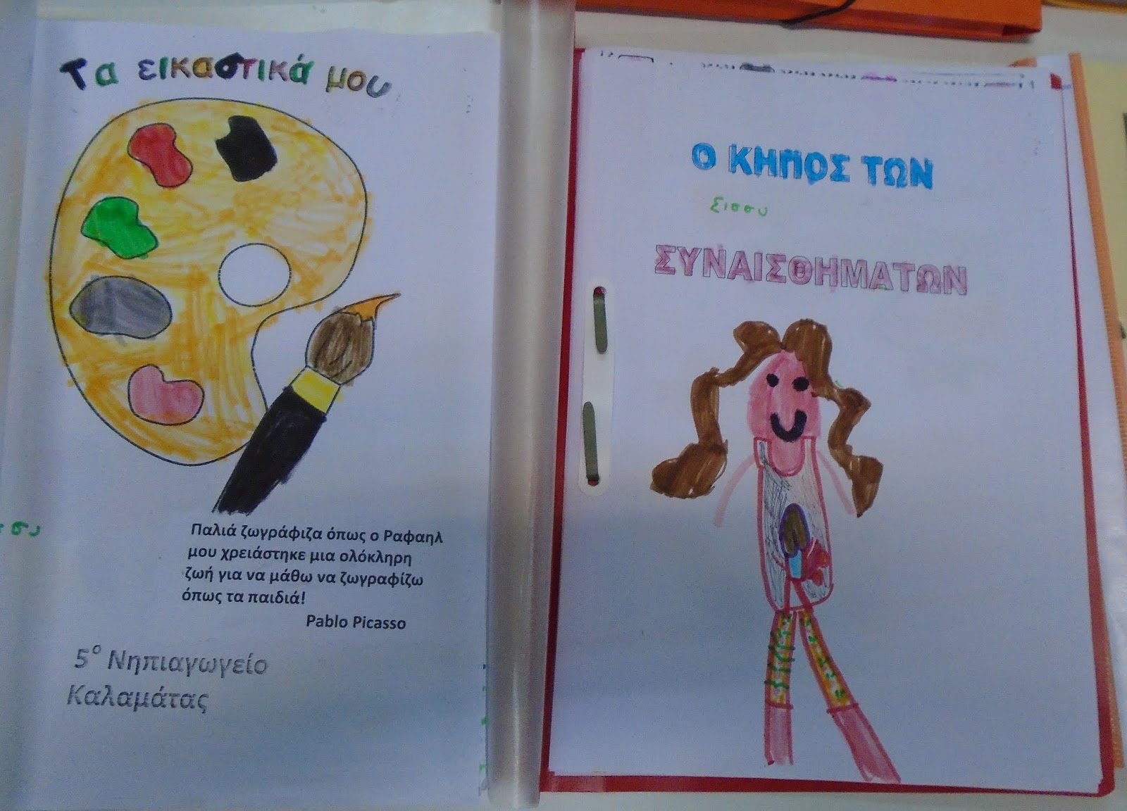 5 ΝΗΠΙΑΓΩΓΕΙΟ ΚΑΛΑΜΑΤΑΣ : ΑΝΑΜΝΗΣΤΙΚΑ-ΦΑΚΕΛΟΙ-ΚΑΛΟΚΑΙΡΙΝΗ ΑΦΙΣΑ