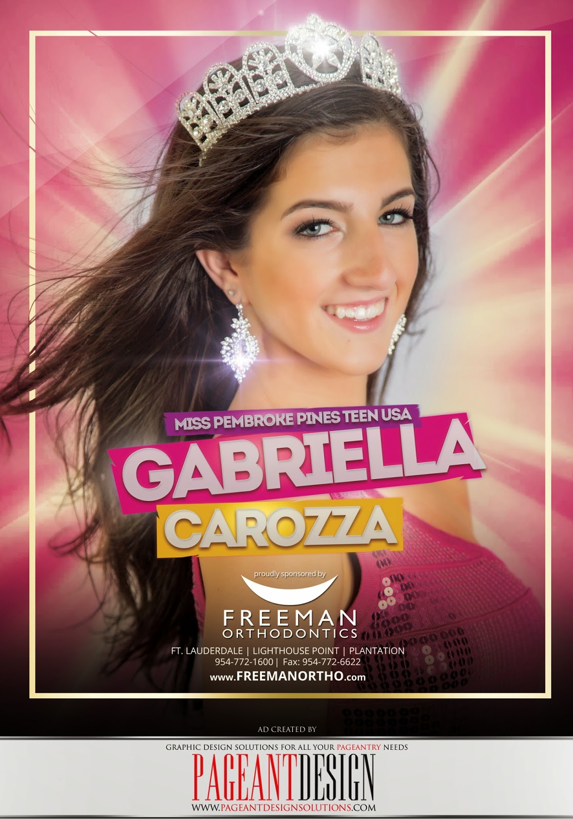 PAGEANT DESIGN | blog: Check Out Some Of Our Recent Pageant Ads!