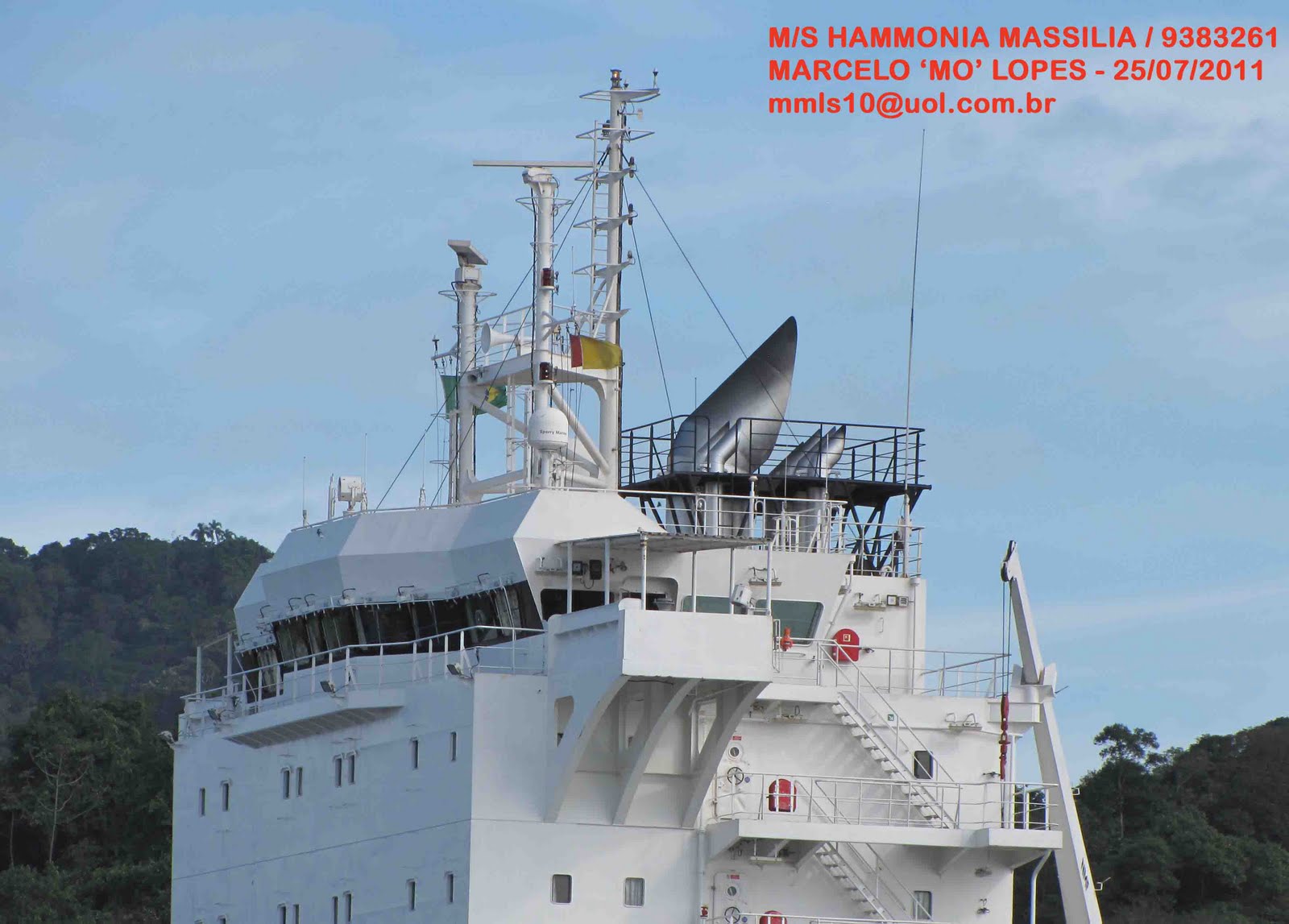 Santos Shiplovers: M/S Hammonia Massilia / A8QP4