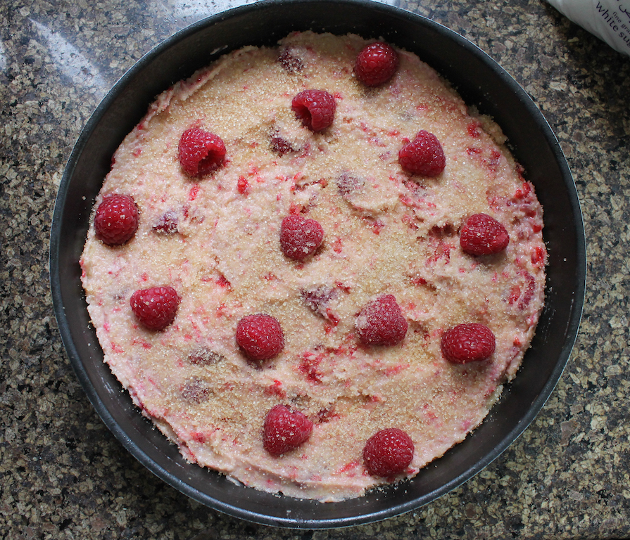 Food Lust People Love: Almond Raspberry Cake #FoodieExtravaganza