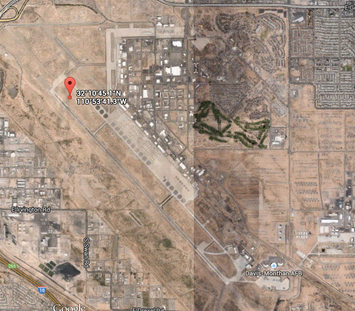 MADWEATHER: RE - Locations Of ASOS At DMAFB