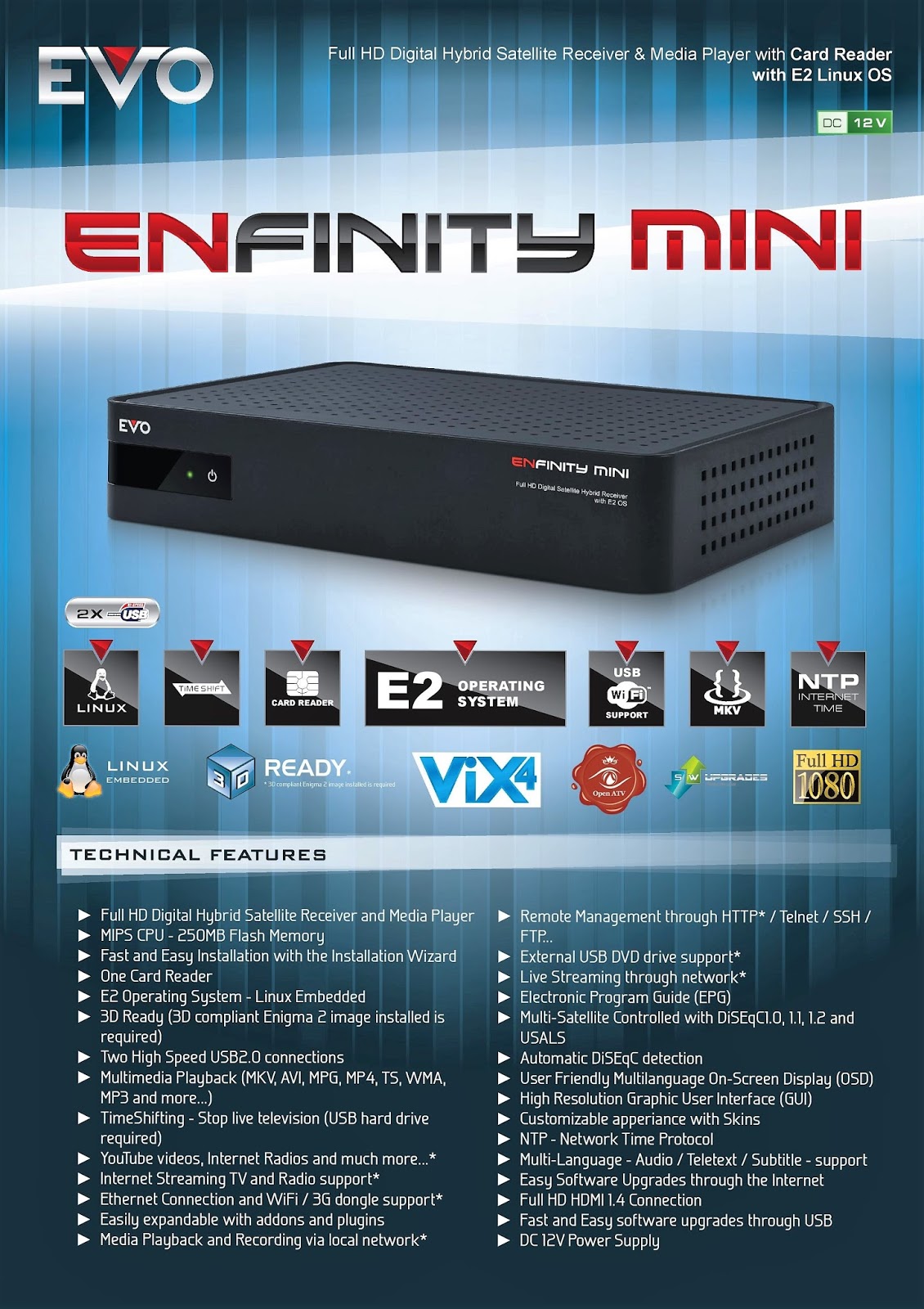 New Equipment: Optibox Evo Enfinity Mini (ENIGMA2) - mysatbox.tv