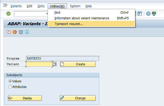 All About Sap How To Default Variant In Sap