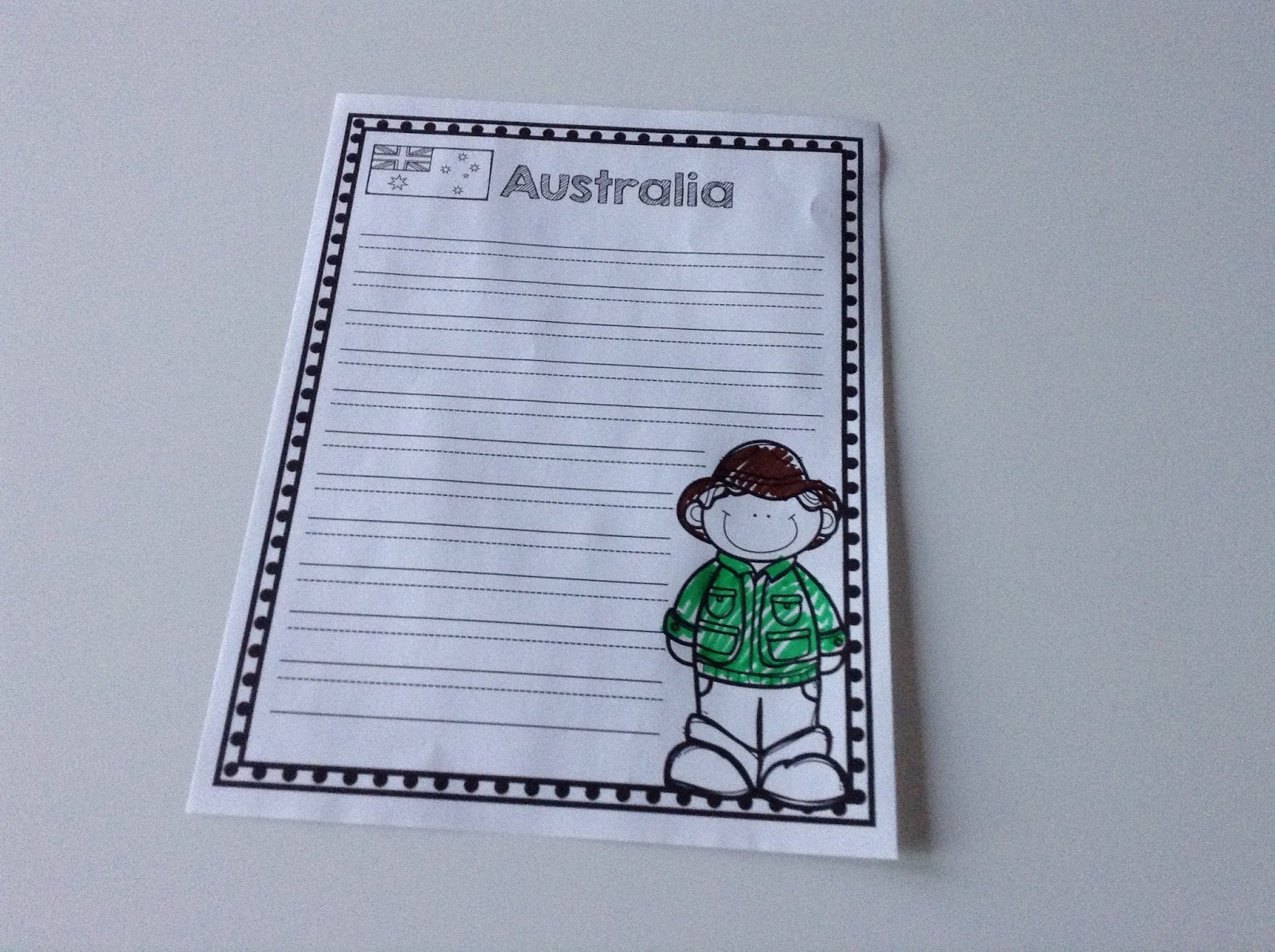 TeacherMomPlus3: All About Australia FREE Printable