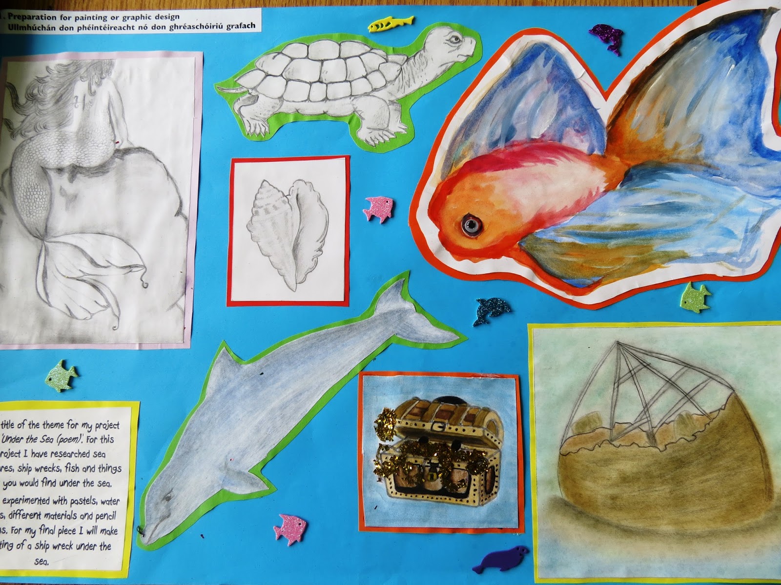 Magh Ene College - Art Gallery: Junior Cert. Projects