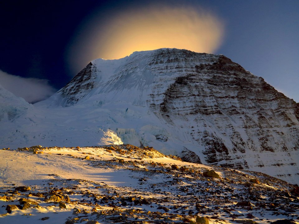 The Outside Out: Mt. Robson - North face - Climbing out of Mordor.
