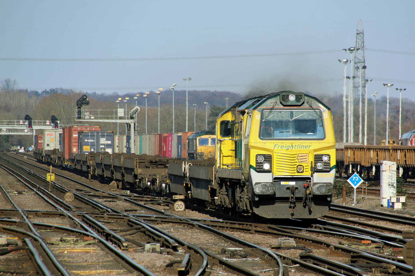 47s and other Classic Power at Southampton: Freightliner Workings at ...