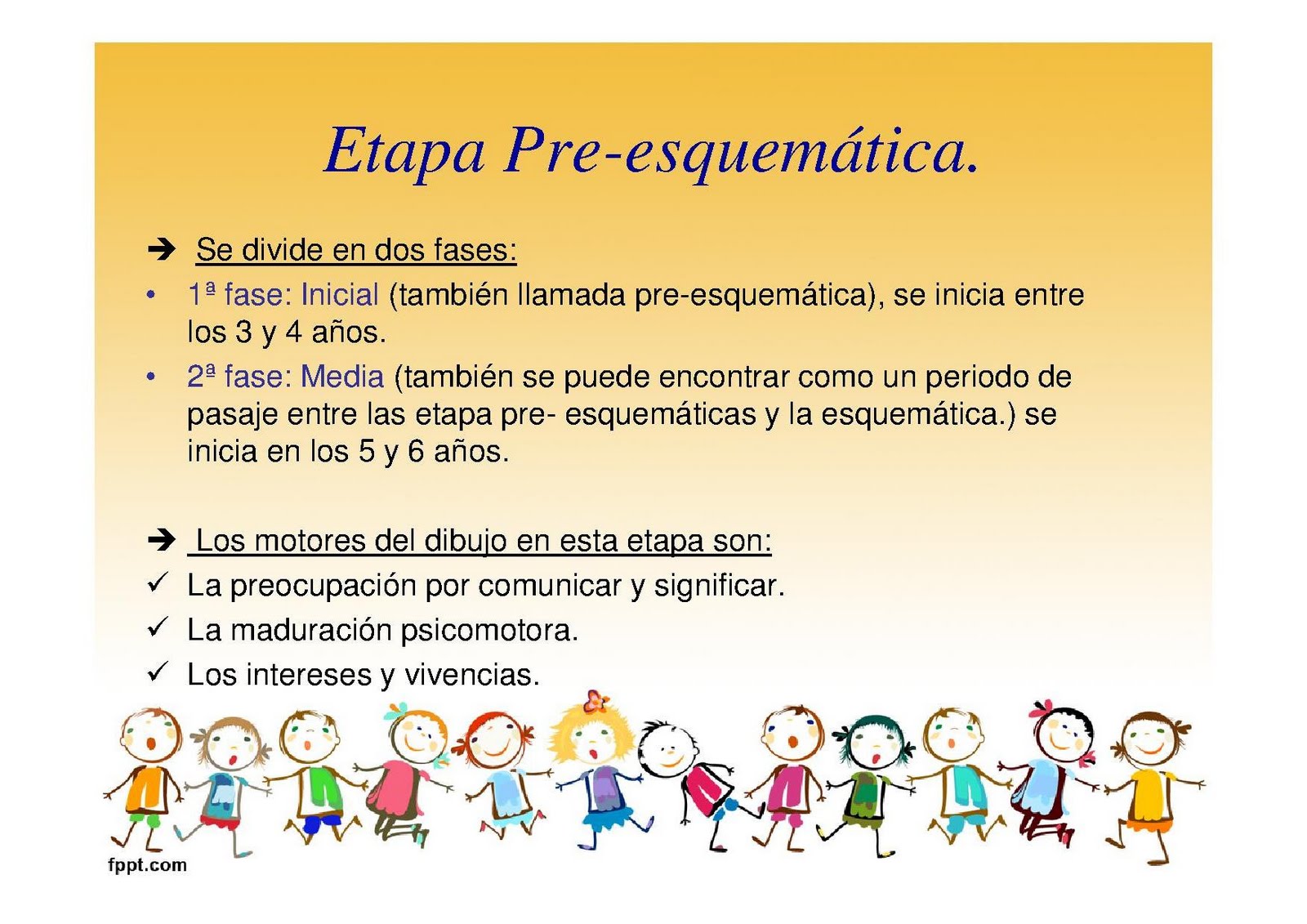 Taller de Expresión Plástica: etapa pre-esquemática