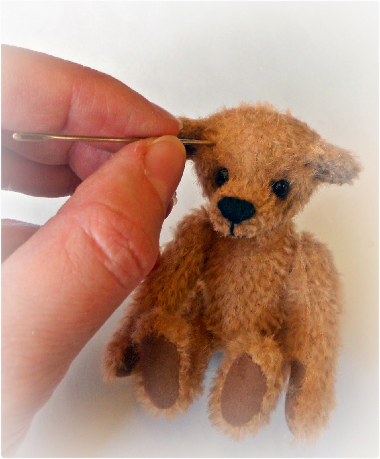 Megan's Tiny Treasures: Project 52 - Miniature Bear Making - #6