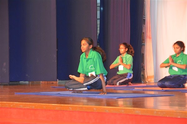 Good Shepherd International School: INTER HOUSE YOGA COMPETITION