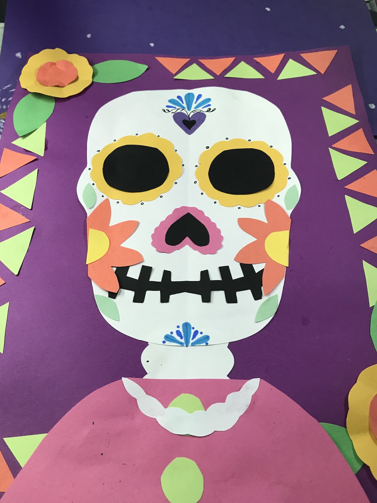Day Of The Dead Skull Art Project