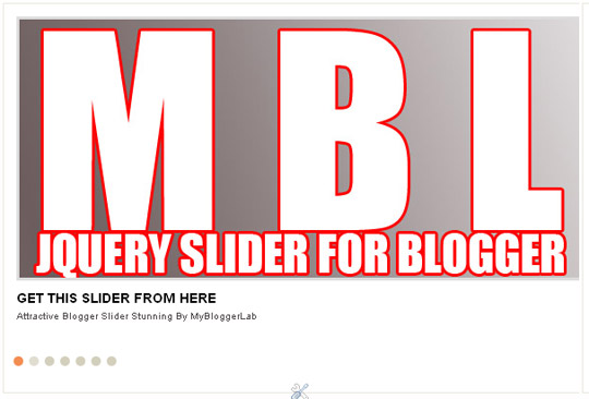 Attractive Jquery Image Slider Widget For Blogger ~ My Blogger Lab