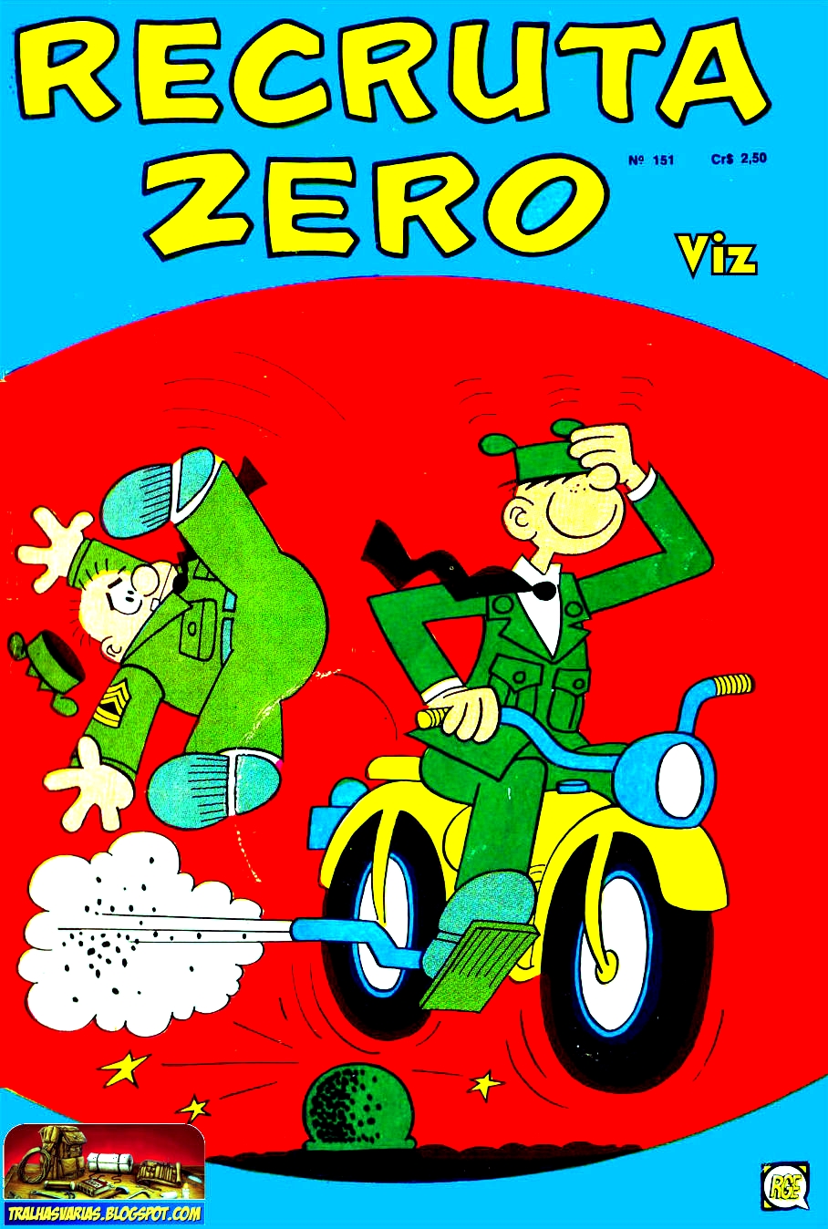 O Recruta Zero Nº151 - QUADRINHOS CBR MANIA