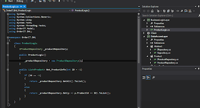 Unusual Programming: C# : Design Patterns : Hide Data Access Layer Using Repository Pattern For ...