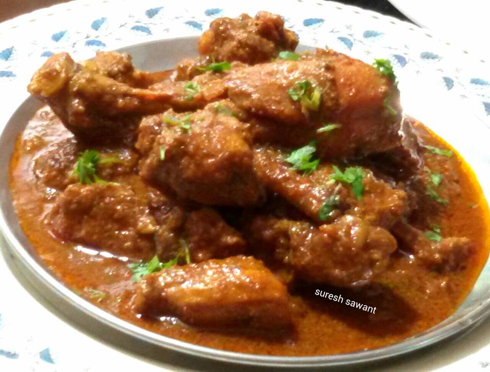 AmgeleRandapaakuda: Chicken Malwani Masala And Malwani Chicken Curry