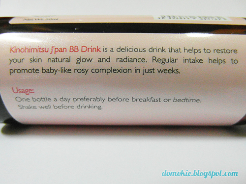 Domokie : Product Review : Kinohimitsu BB Drink
