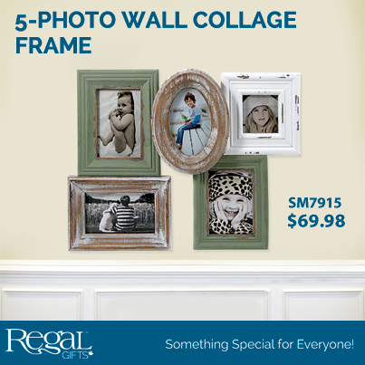 Regal Gifts Corporation: 5-PHOTO WALL COLLAGE FRAME from Regal Gifts