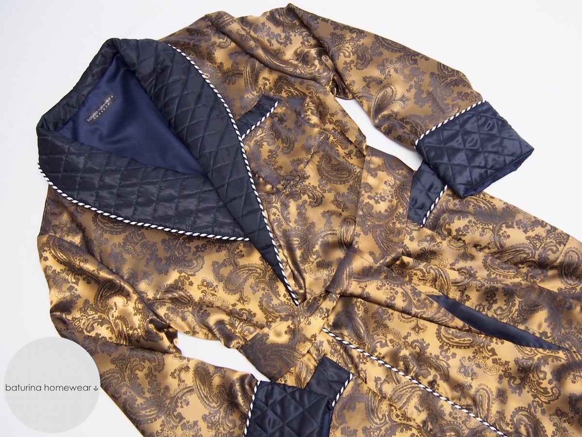 Men's Dressing Gown Collection - Luxury Silk and Velvet Robes