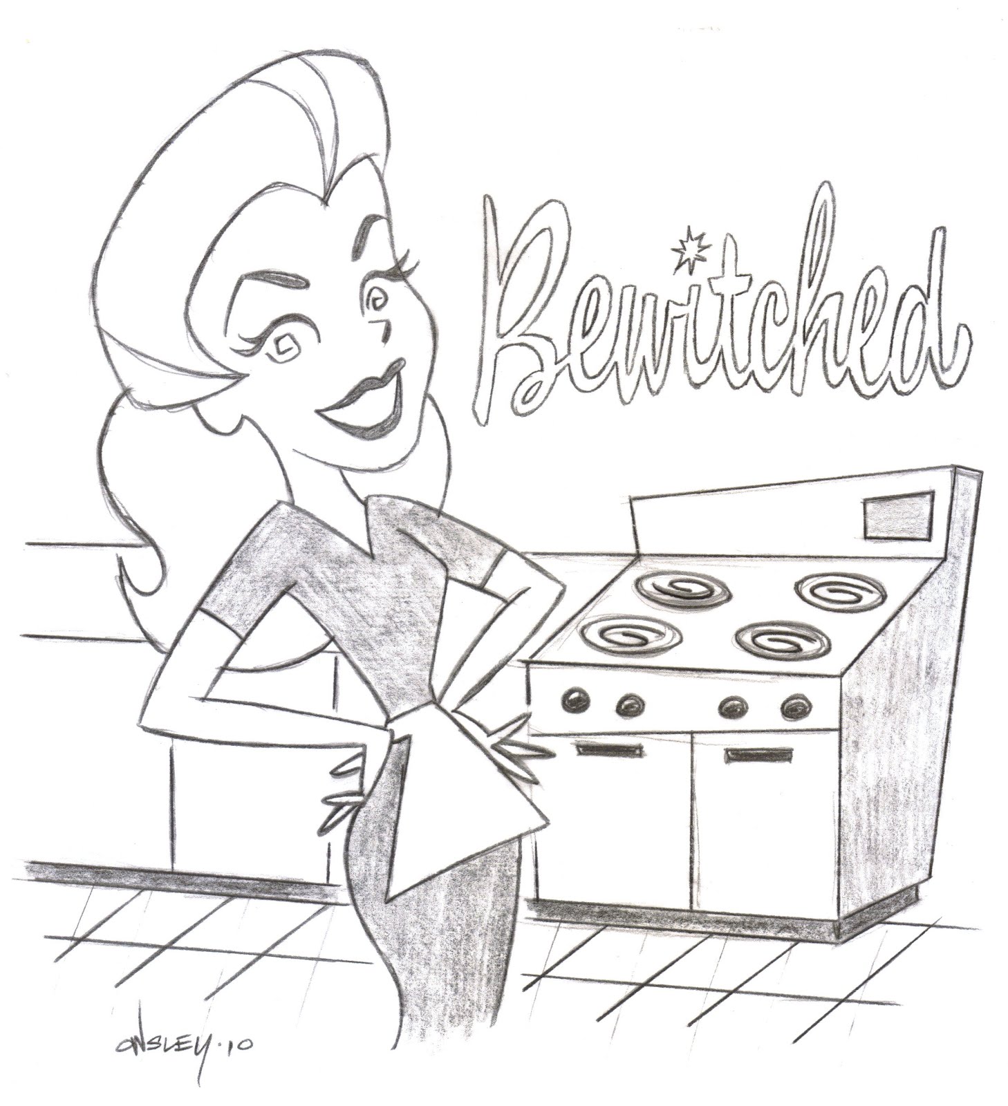 Patrick Owsley Cartoon Art and More!: BEWITCHED!