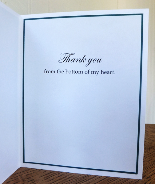 Paper Panacea: Thank you from the bottom of my heart...