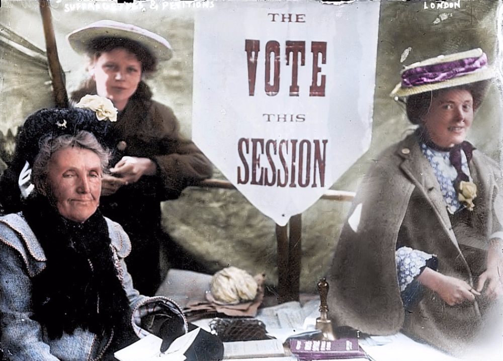 Suffragettes in Color: Striking Images Show the Militant Campaign for ...