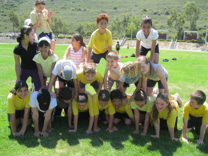iFive: Sports day and our human pyramid