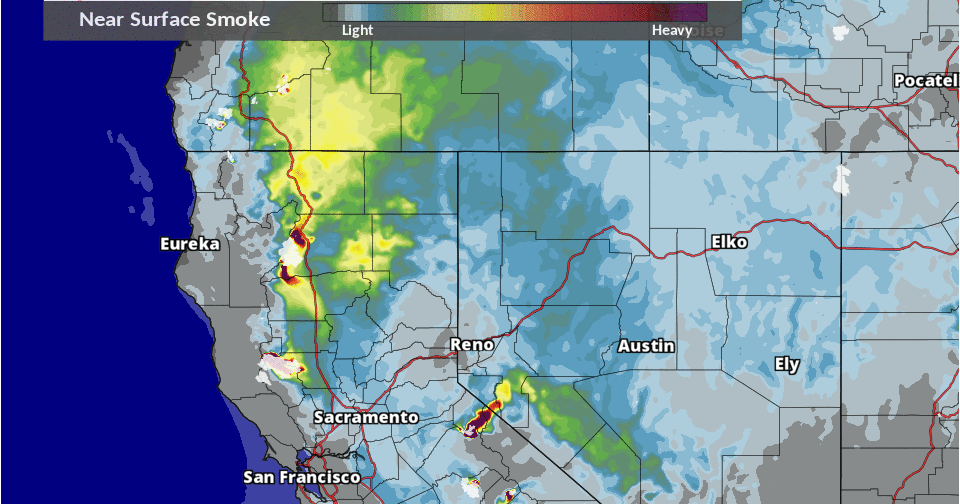 California Smoke Information: Fri. Aug 10 - NWS Sacramento Near Surface ...