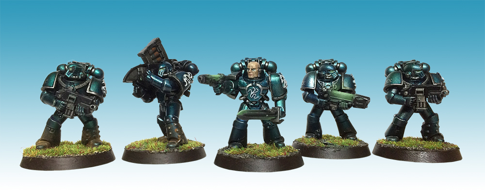 notquitepainted: SHOWCASE: Alpha Legion veteran tactical squad
