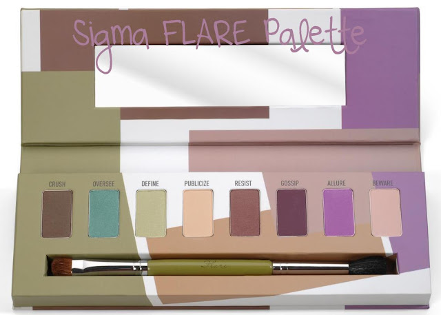 Mela Makeup: Sigma: new eyeshadow palette "BARE - FLARE - DARE"