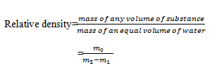 PHYSICS : DENSITY AND RELATIVE DENSITY