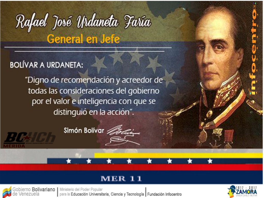 Megainfocentro Mérida: Hasta La Independencia Rafael Urdaneta