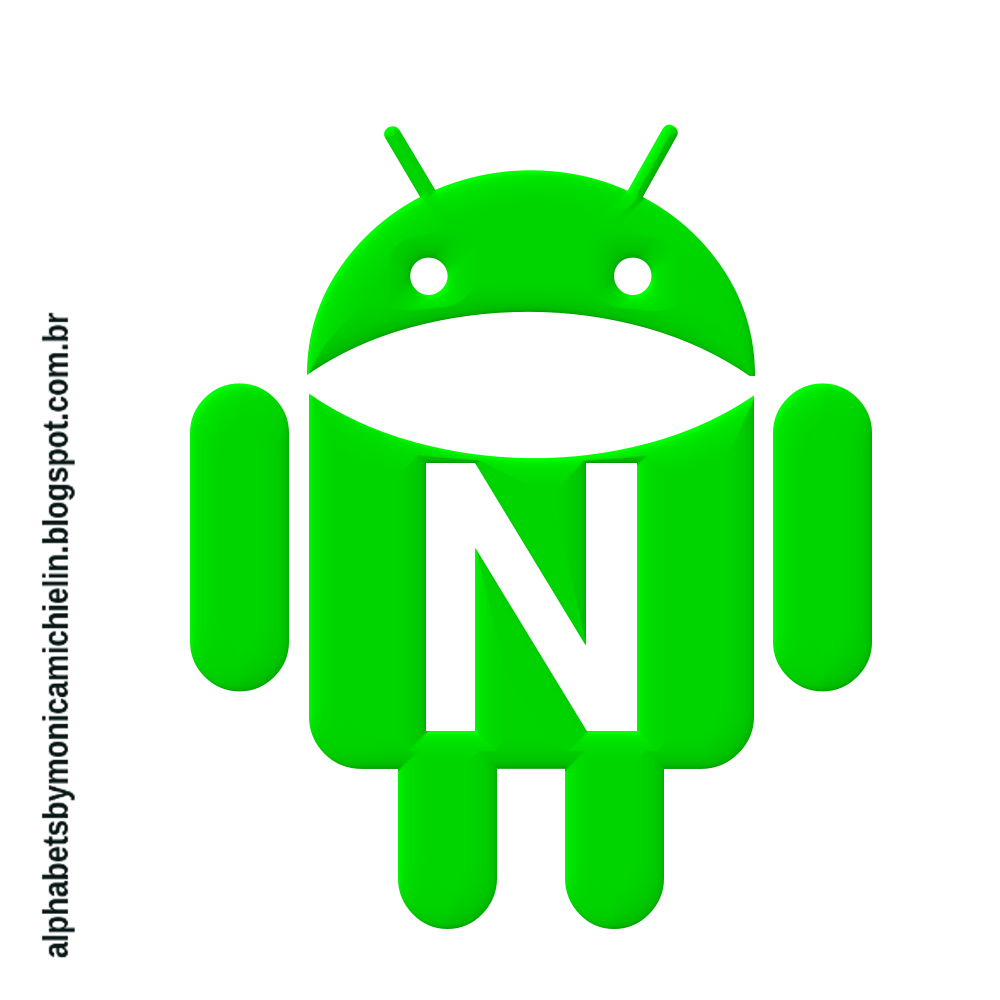 M. Michielin Alphabets: #ANDROID ALPHABET