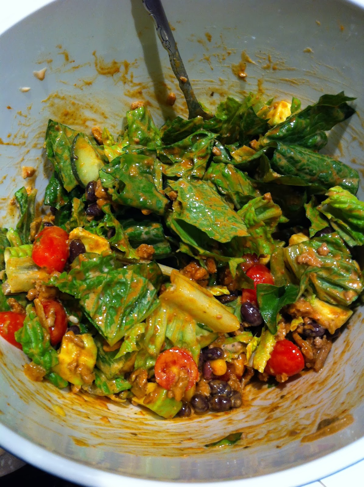 Katie Cooks Dinner: CHOPPED TACO SALAD