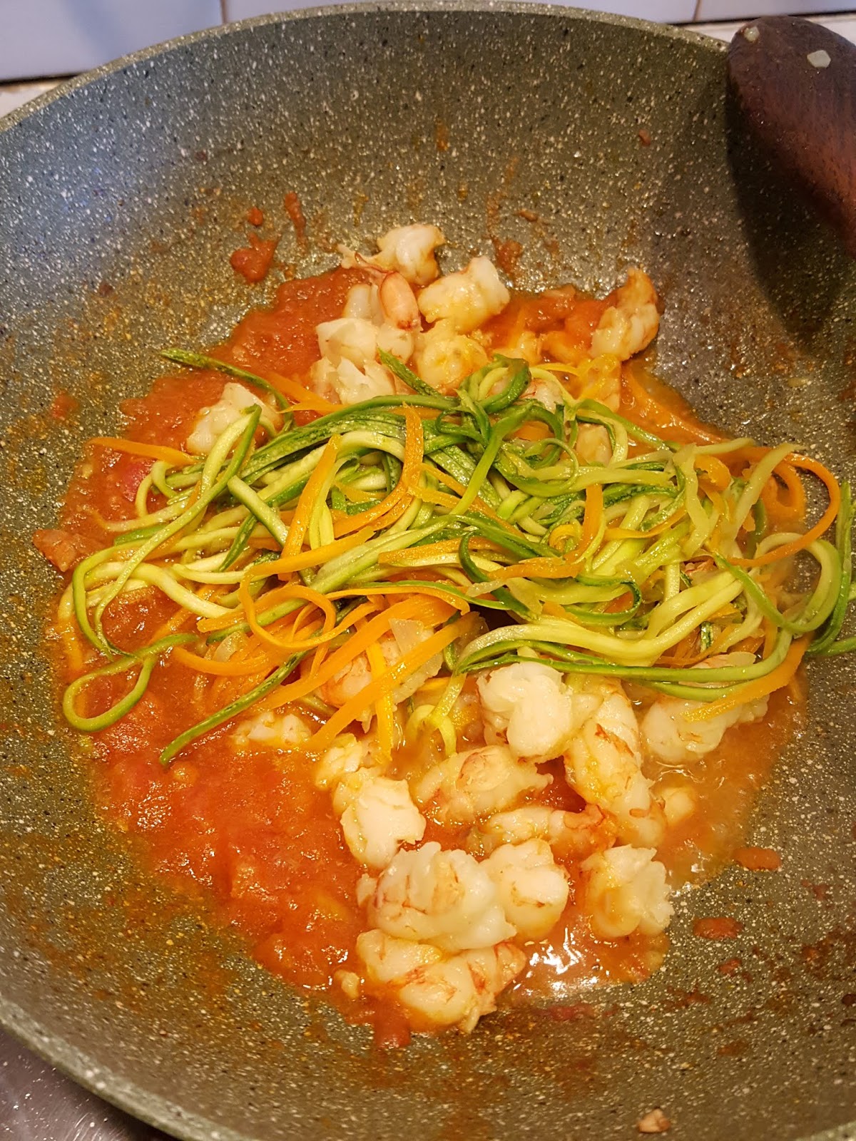 La Belle Auberge: Fidelini con grano saraceno al ragù di gamberi