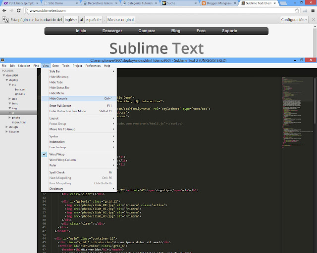 Sublime text. Que hacer después de su descarga