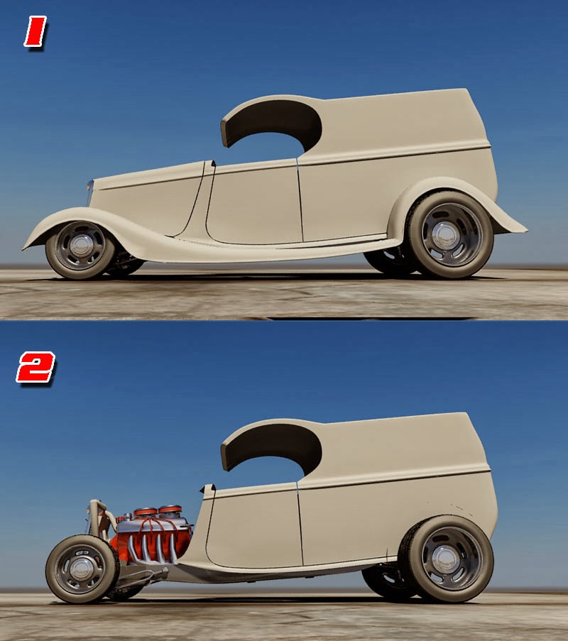 MyersGRFX 3D Motorsports: 1934 Ford C-Cab Custom