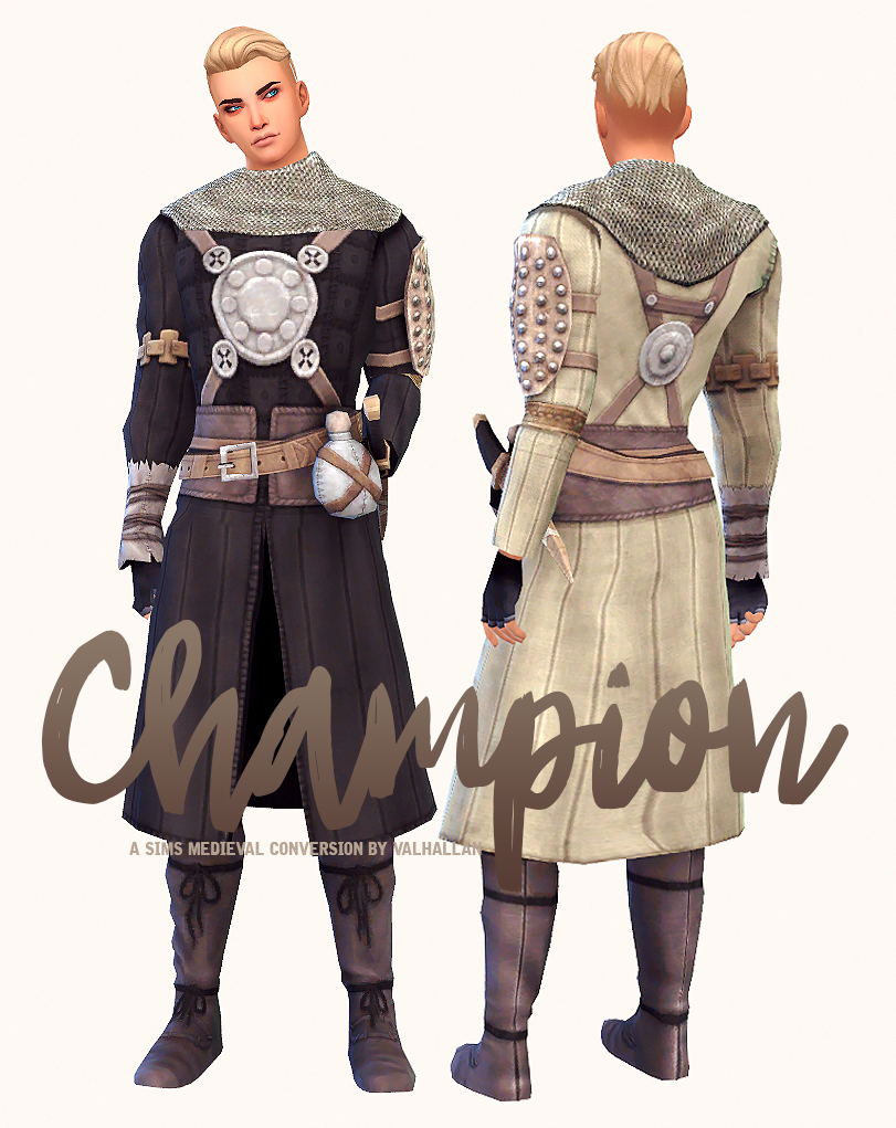 Champion: a The Sims Medieval conversion by Valhallan