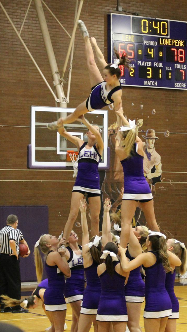 LEHI HIGH SCHOOL CHEER: 2014-2015 CHEER TEAM PHOTOS
