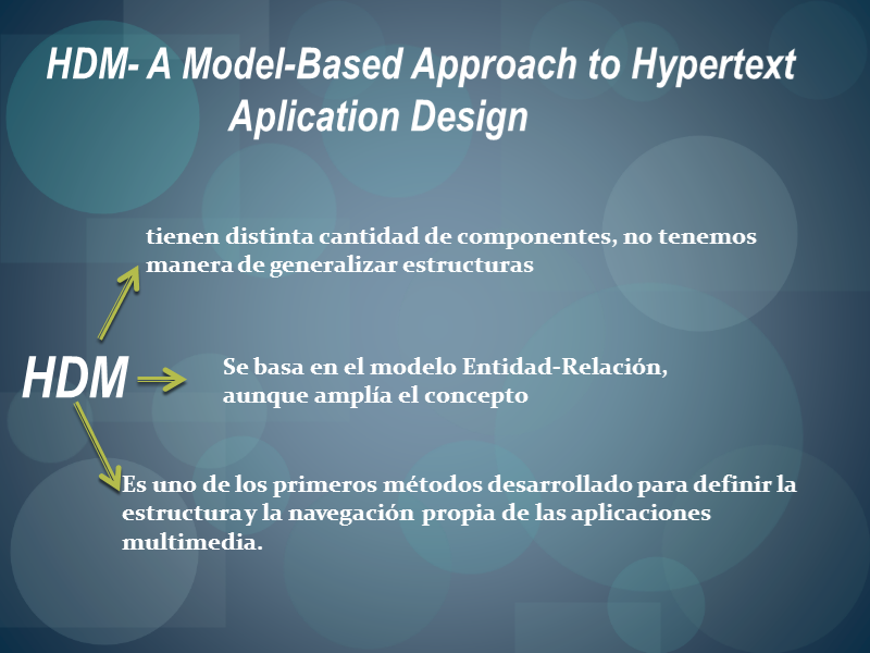 Gestion de la Informacion y del Conocimiento: HDM - A Model-Based ...
