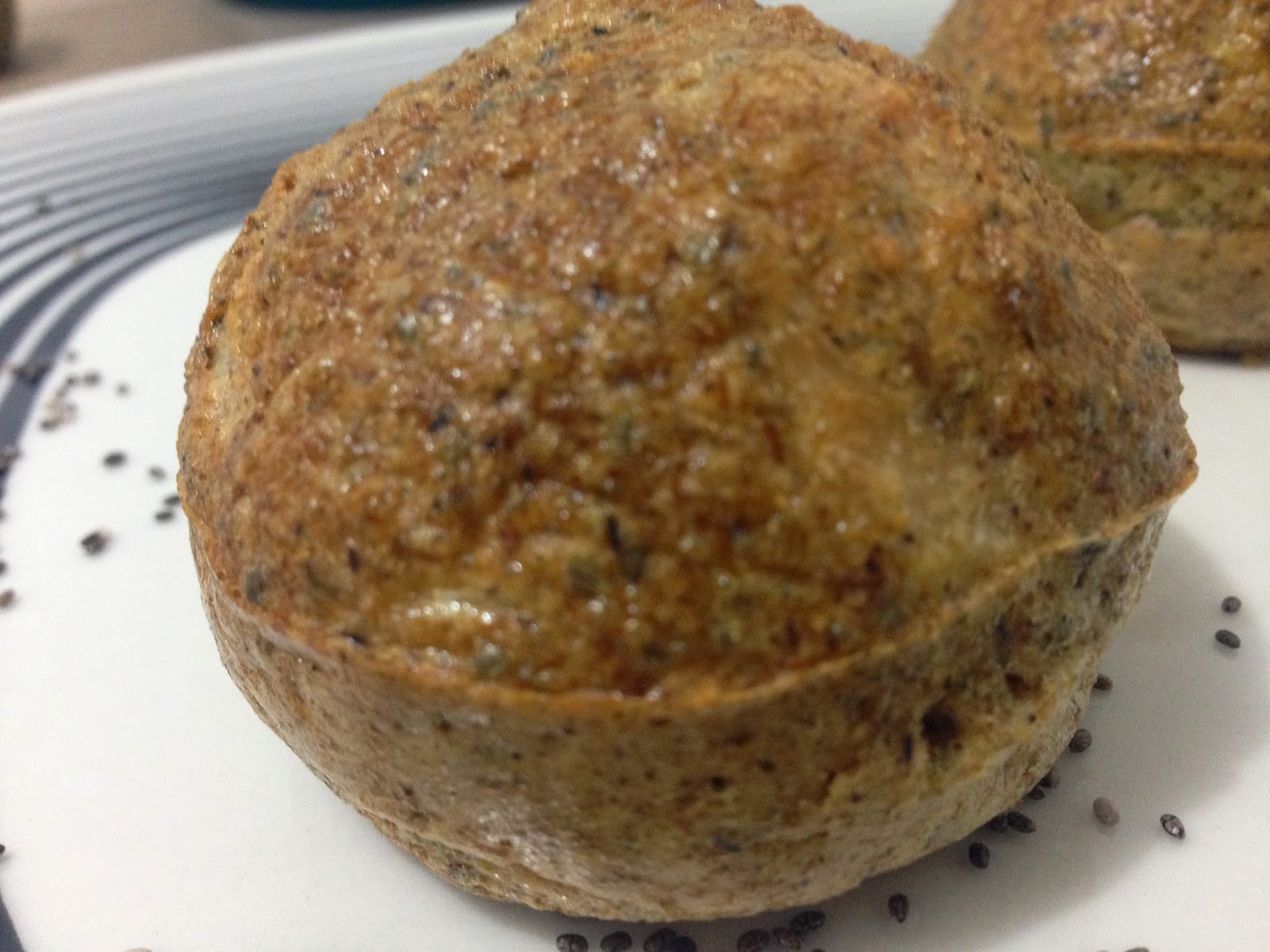 Pão de Minuto FIT (Pão de chia) - Quero ser Sarada