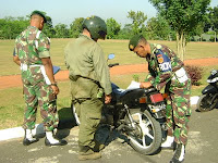 Brigif 9: Pegecekan Kendaraan Bermotor Satuan Brigif 9 Kostrad