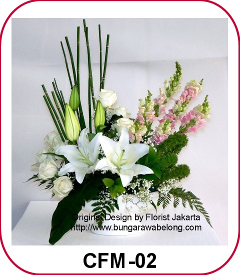 Rangkaian Bunga Meja Minimalis | Telp 021-41675773 | Florist Krisna ...