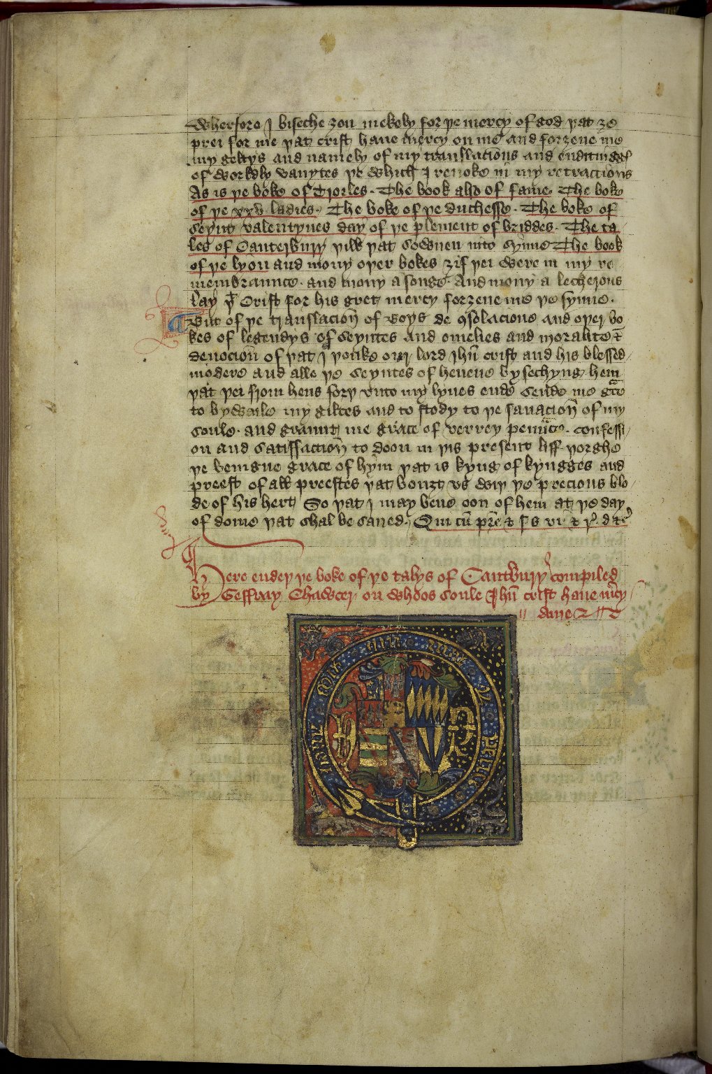 The Canterbury Tales ~ Chaucer's Retraction - Classical ...