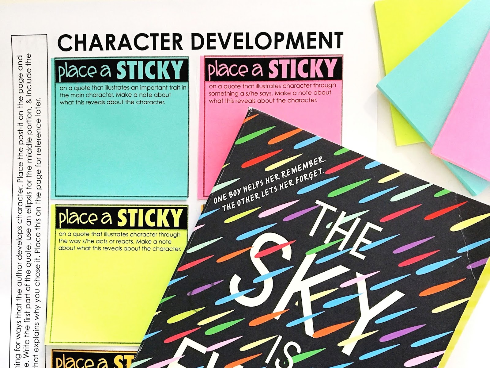 A Quick And Easy Skill Building Activity For Analyzing Character Learning In Room 213