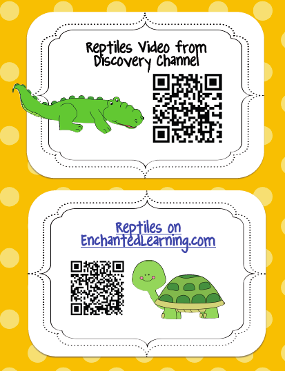 Mrs. A-Colwell's Class: Animal Research with QR Codes