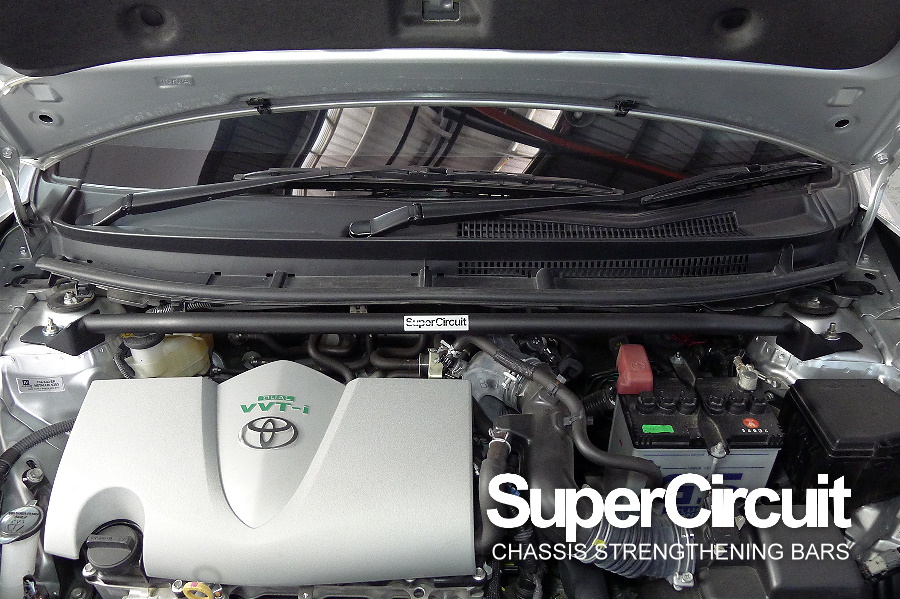 SUPERCIRCUIT CHASSIS STRENGTHENING BARS: Toyota Vios (NCP151, 2NR-FE ...